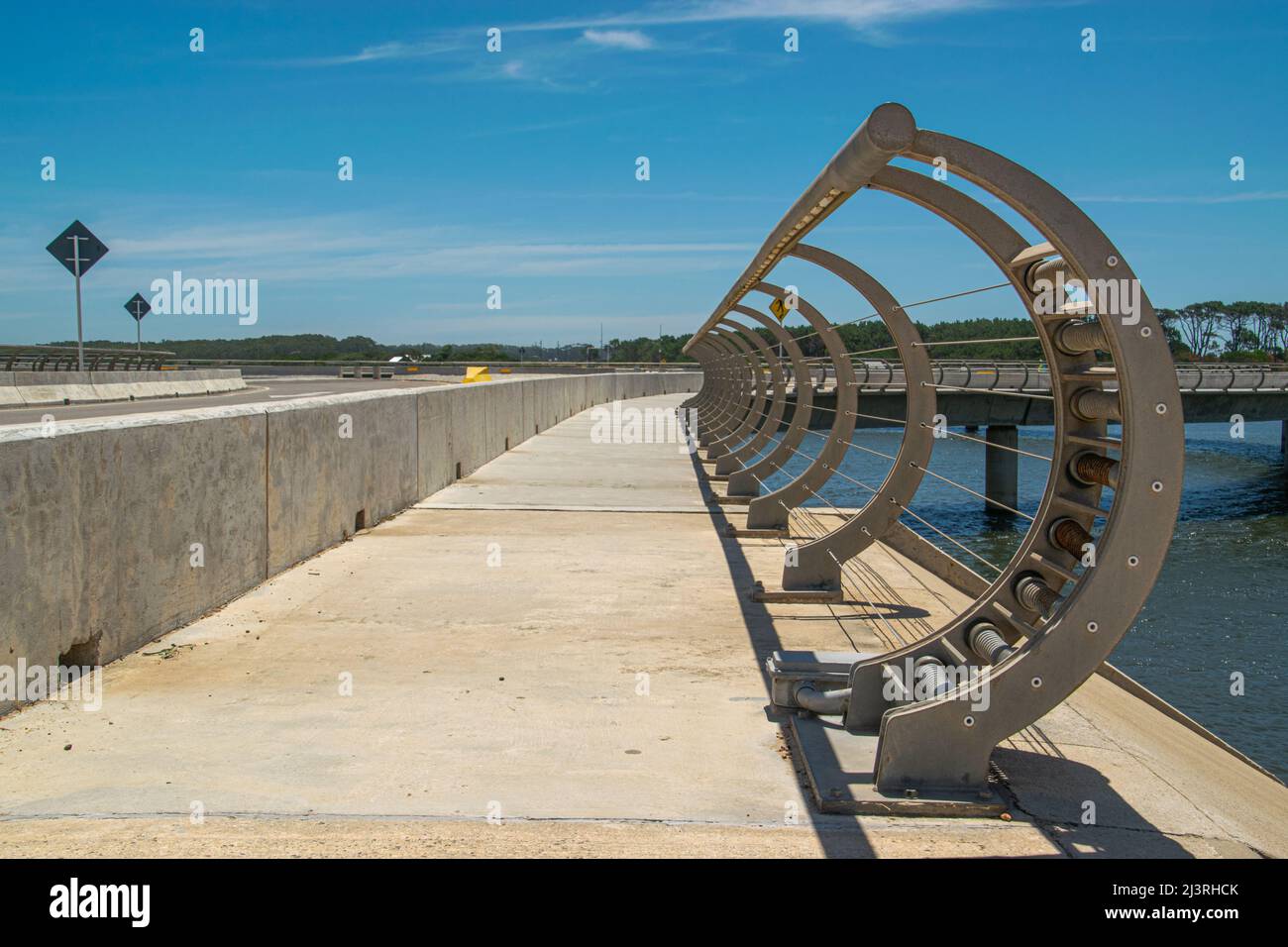 View of the bridge of the Garzon lagoon in Maldonado Stock Photo - Alamy