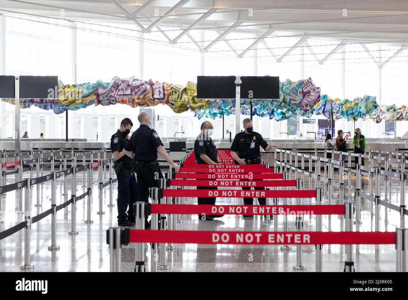 SeaTac, Washington, USA. 9th April, 2022. U.S. Customs and Border ...