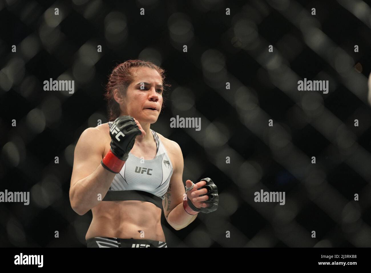 JACKSONVILLE, FL - APRIL 9: Piera Rodríguez battles Kay Hansen in their ...