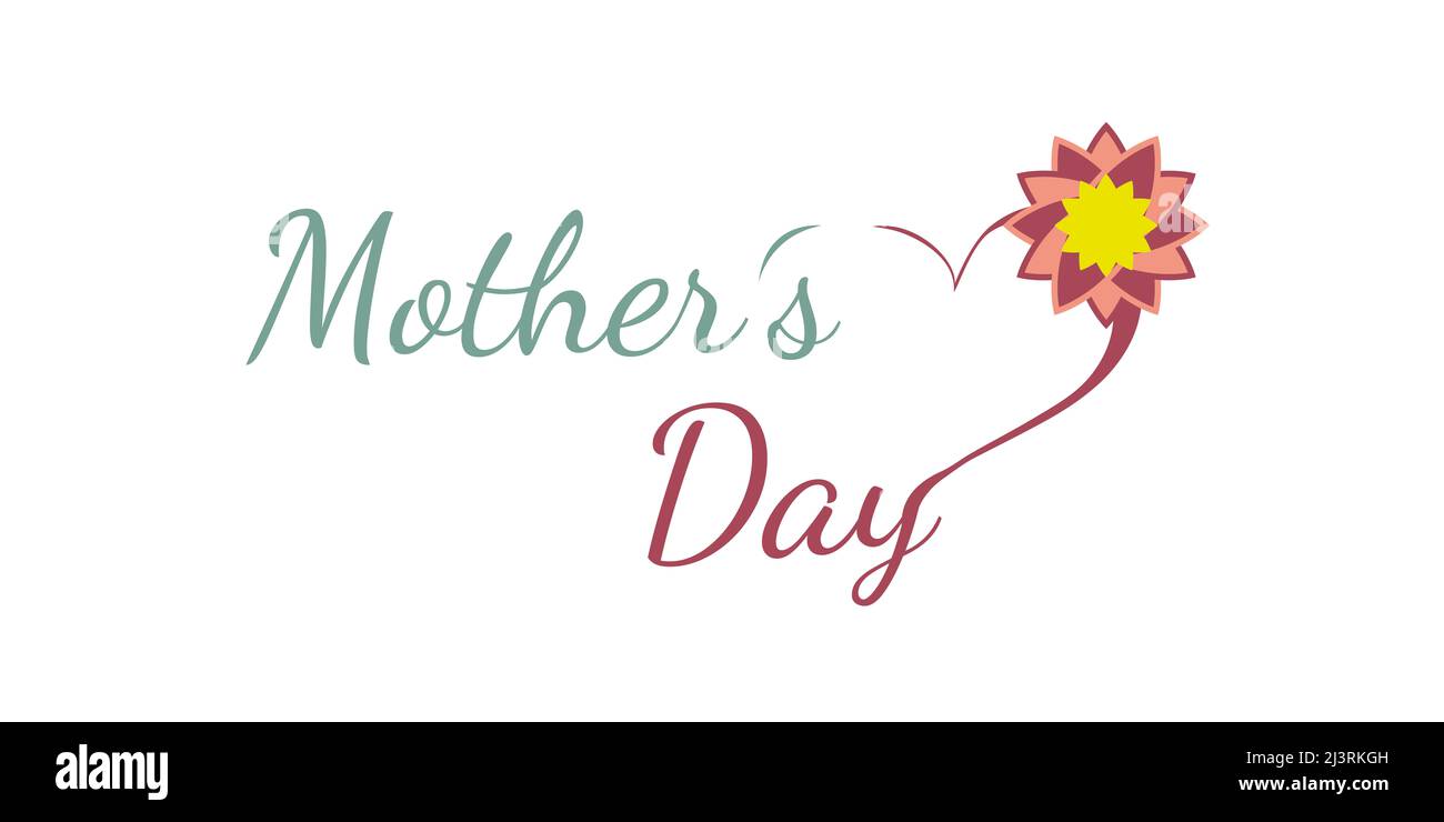 Mum logo design Cut Out Stock Images & Pictures - Alamy