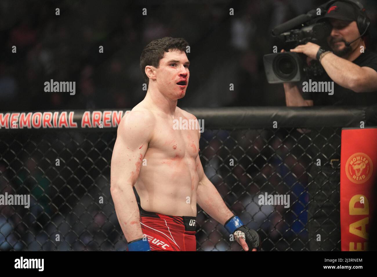 JACKSONVILLE, FL - APRIL 9: Mike Malott celebrates his victory over ...