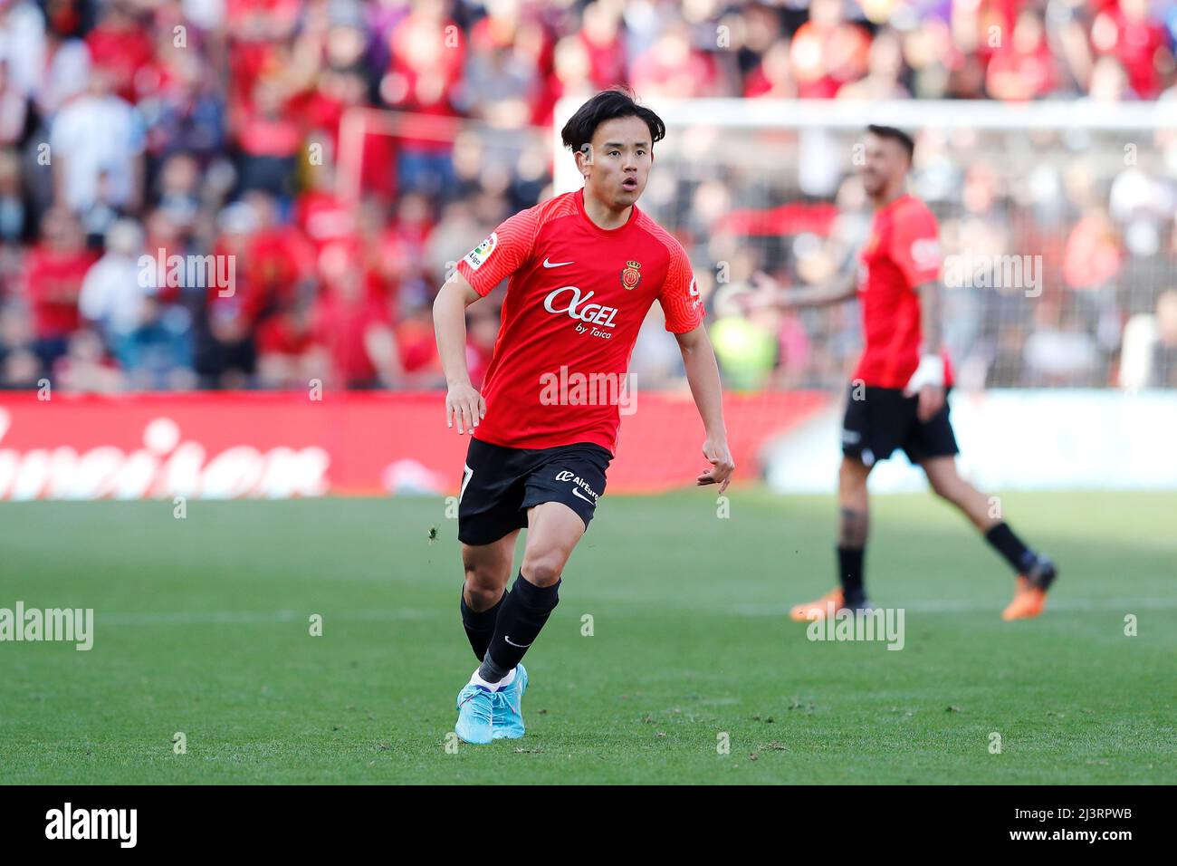 Palma de Mallorca, Spain. 9th Apr, 2022. Takefusa Kubo (Mallorca) Football/Soccer : Spanish "La ...