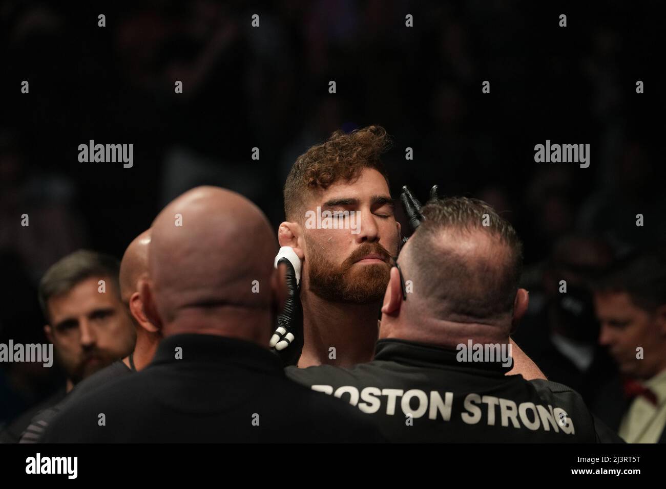 JACKSONVILLE, FL - APRIL 9: Josh Fremd prepares to fight Anthony ...