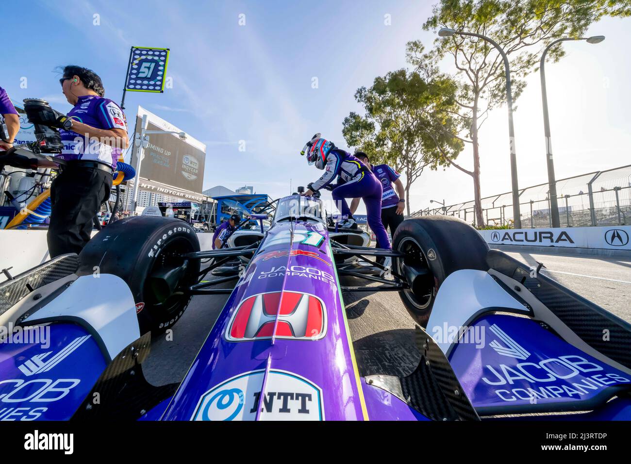 Long Beach, California, USA. 9th Apr, 2022. TAKUMA SATO (51) of Tokyo ...
