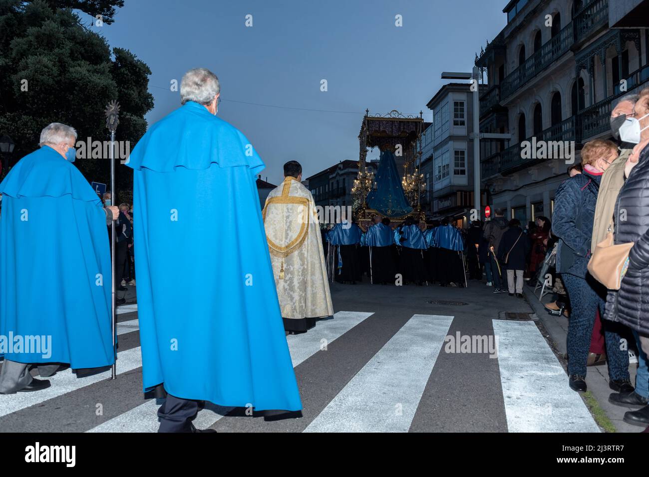 cangas, pontevedra, april, 8, 2022: procession in holy week Stock Photo ...