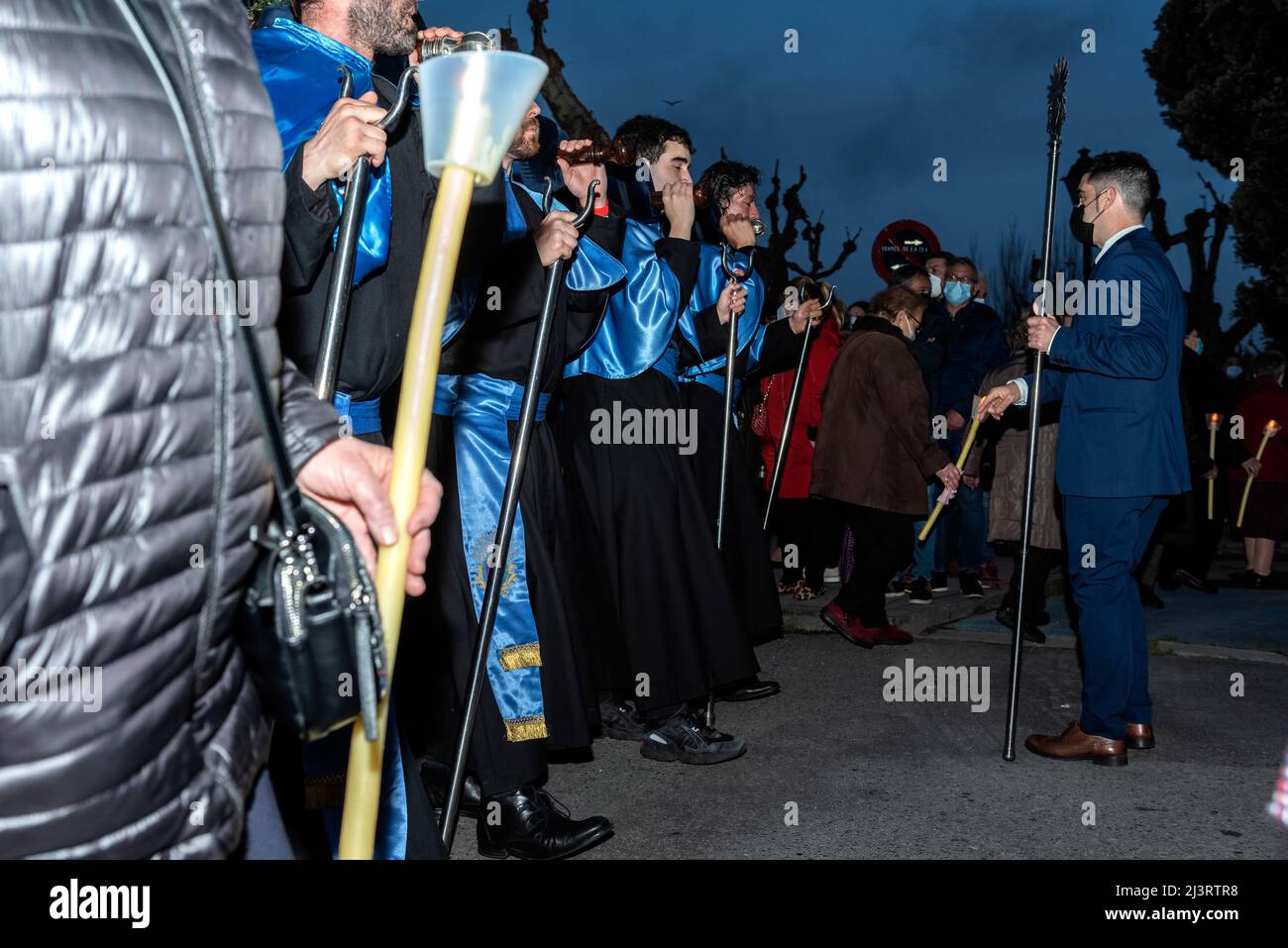 cangas, pontevedra, april, 8, 2022: procession in holy week Stock Photo ...