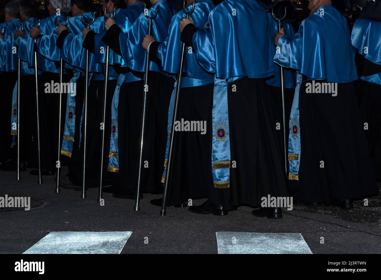 cangas, pontevedra, april, 8, 2022: procession in holy week Stock Photo ...