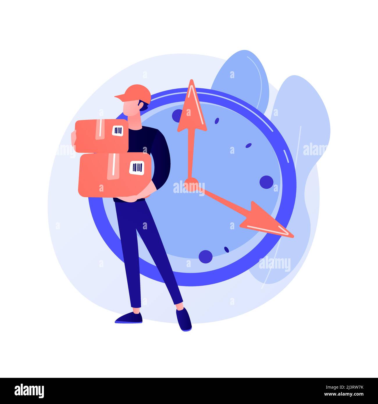 Express courier delivery. Professional postal service, cargo ...