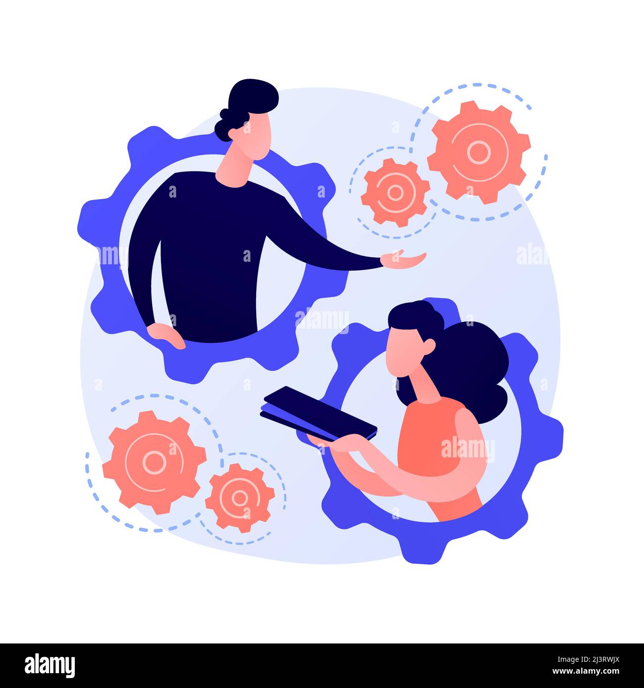 Lawyer meeting client Stock Vector Images - Alamy