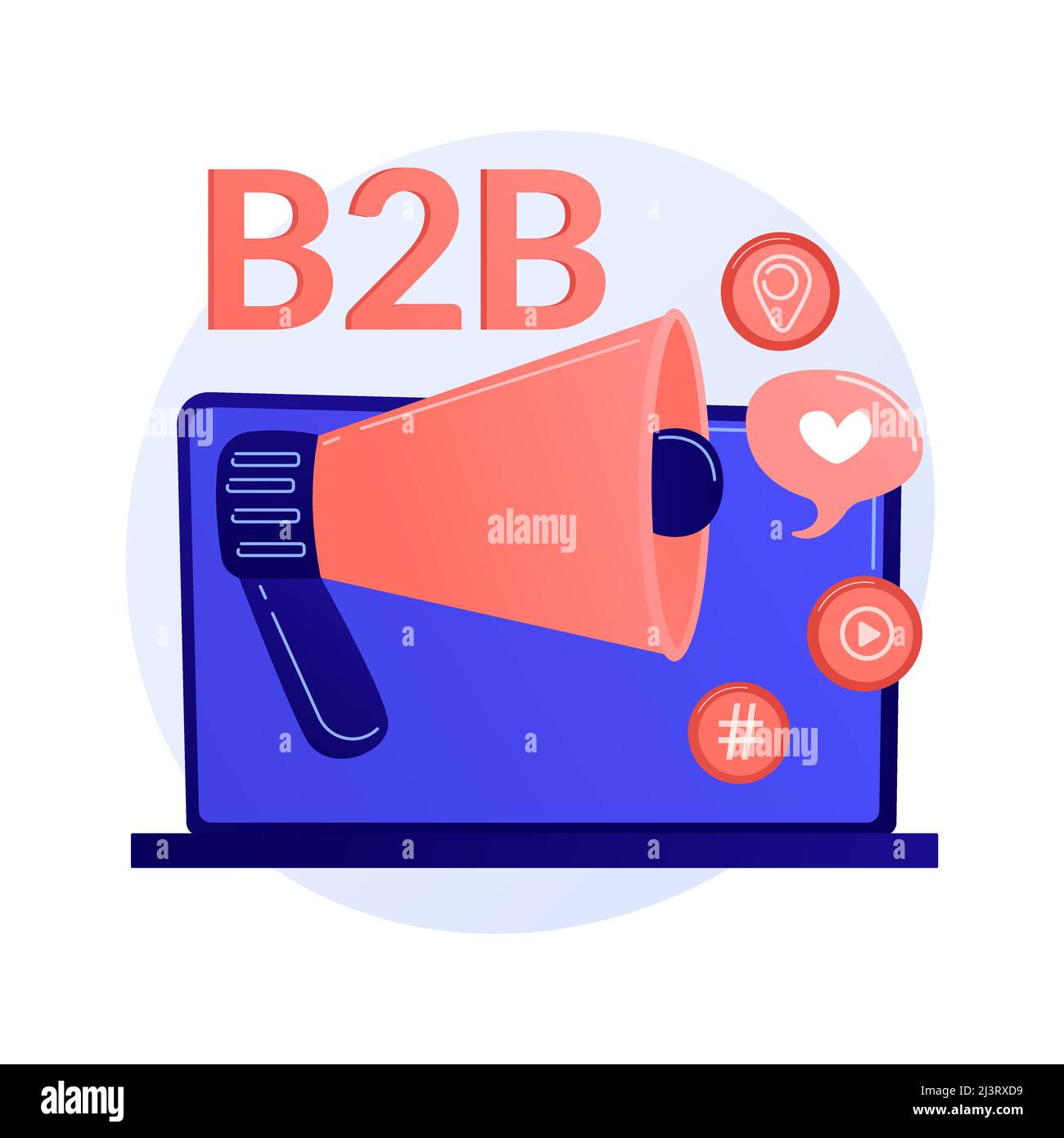 B2b ads Stock Vector Images - Alamy
