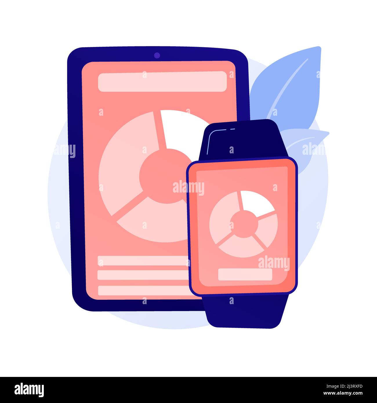 Cartoon smart watch wearable technology hi-res stock photography and ...