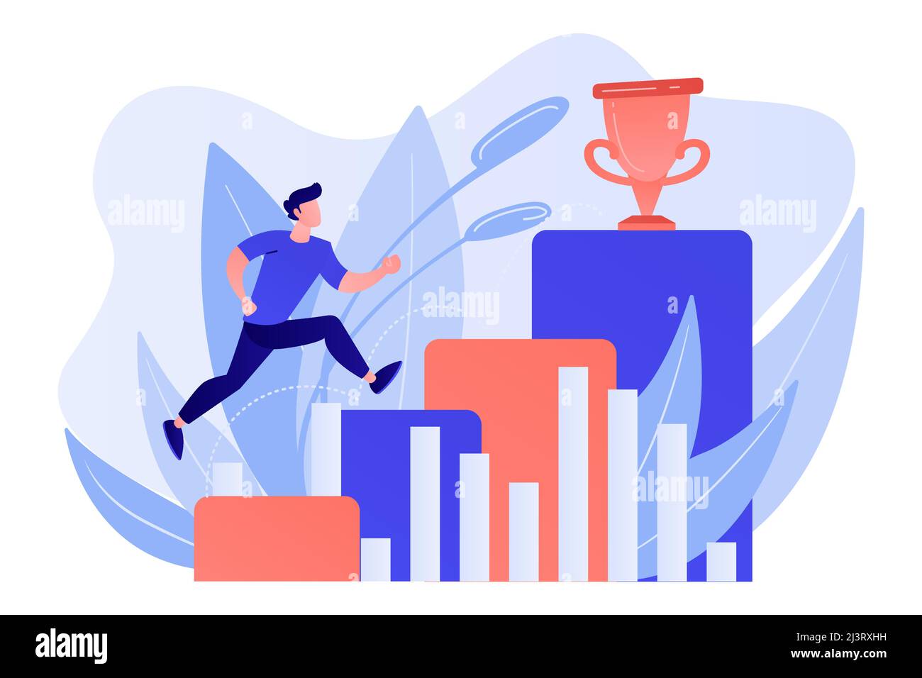 Positive stairs Stock Vector Images - Alamy