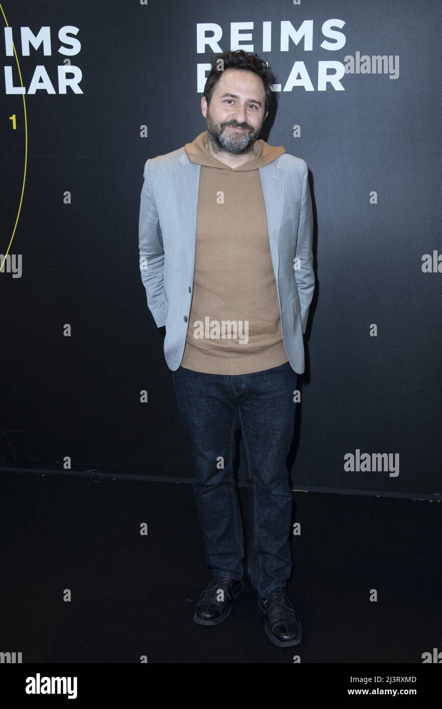 Justin Lerner attending a photocall during the 2nd Reims Polar Film ...