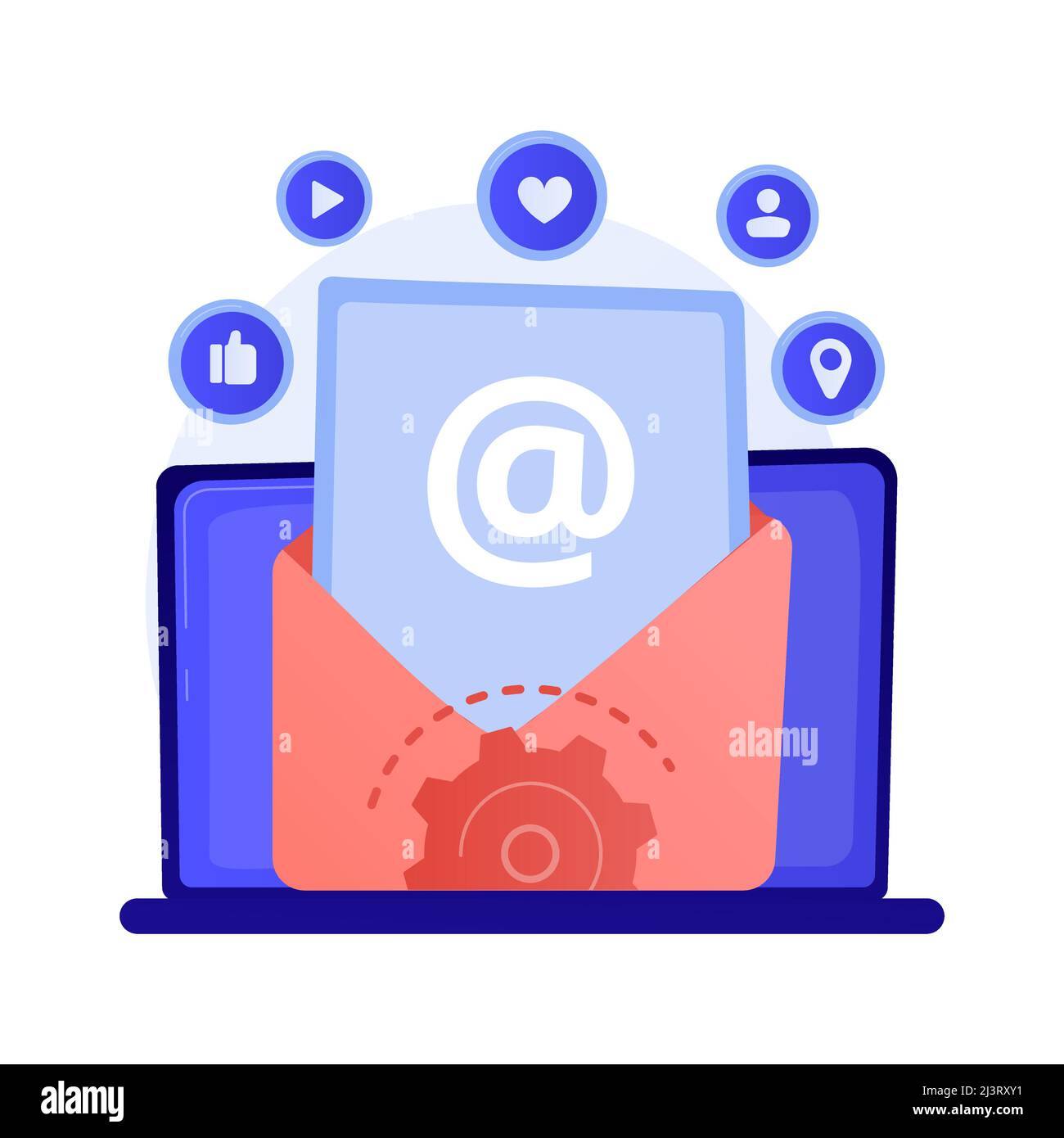 Electronic mail. Receiving and sending e mails. Exchanging messages by ...
