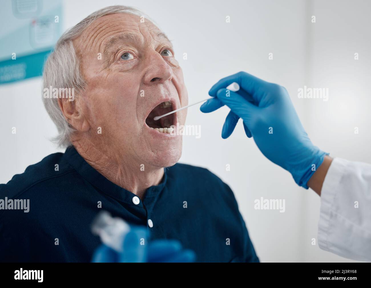 Lets get you tested first. Cropped shot of an unrecognizable doctor ...