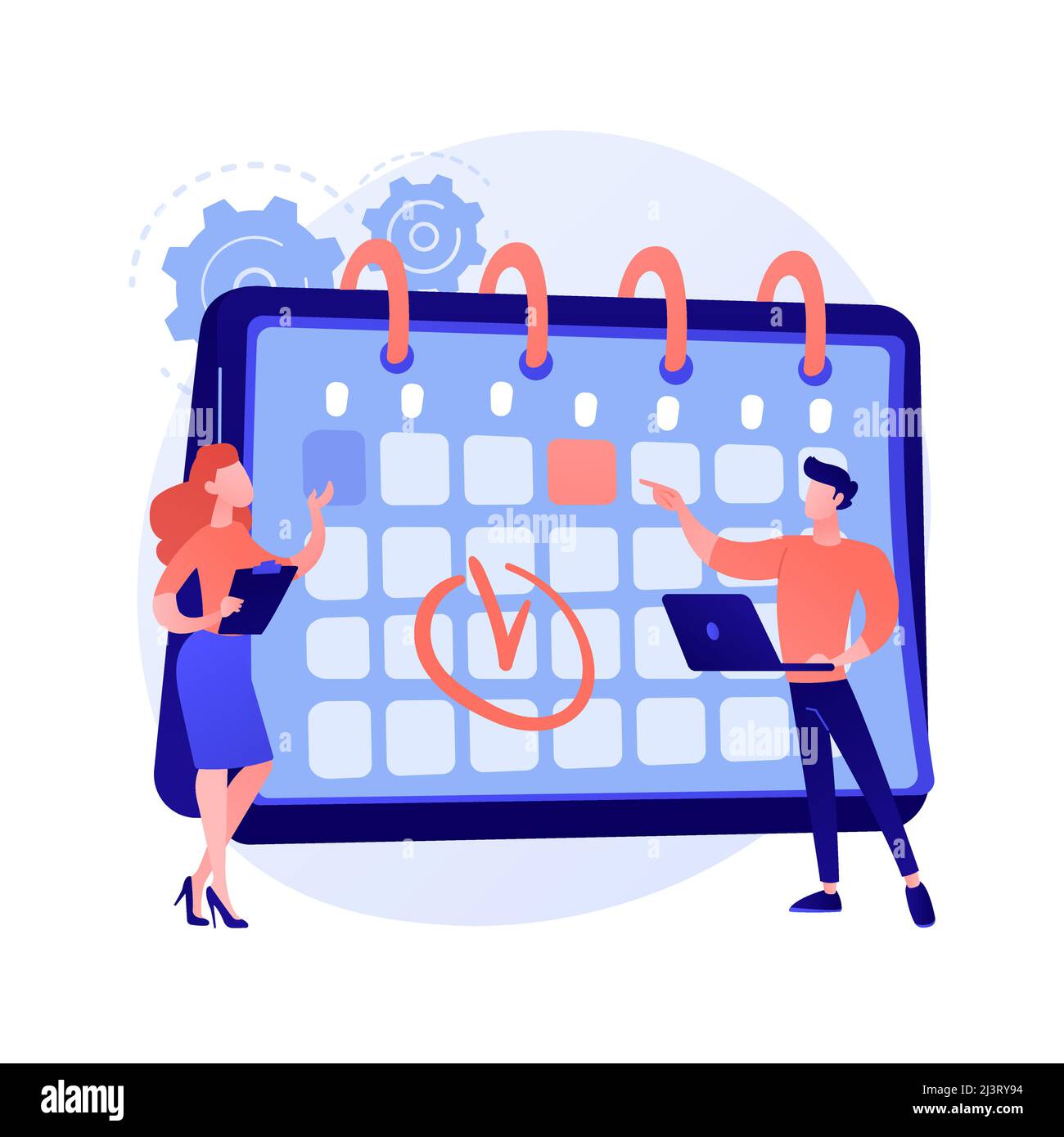 Time managementt. Calendar method, appointment planning, business ...