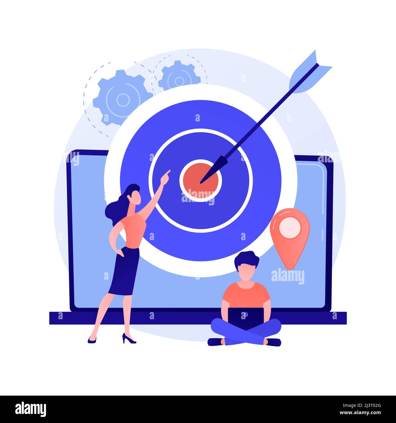 Target audience identification. Brand consumers, loyal customers ...