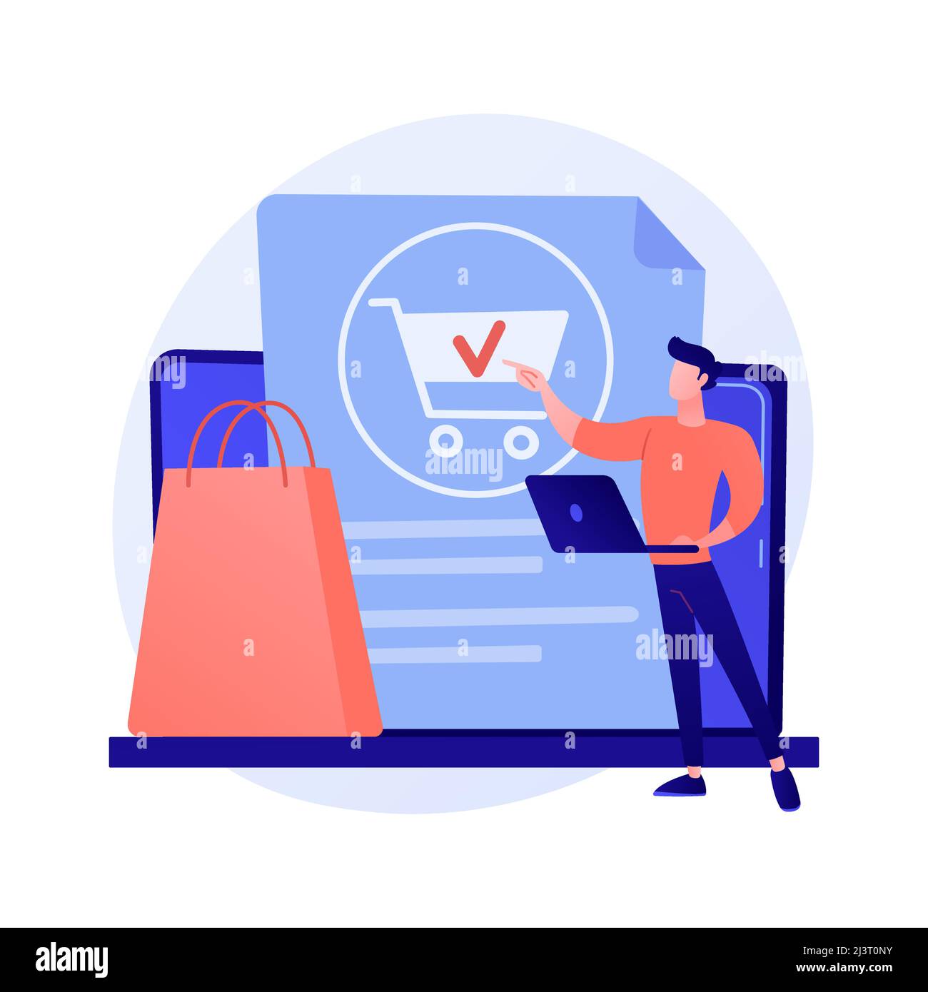 Female making list Stock Vector Images - Alamy