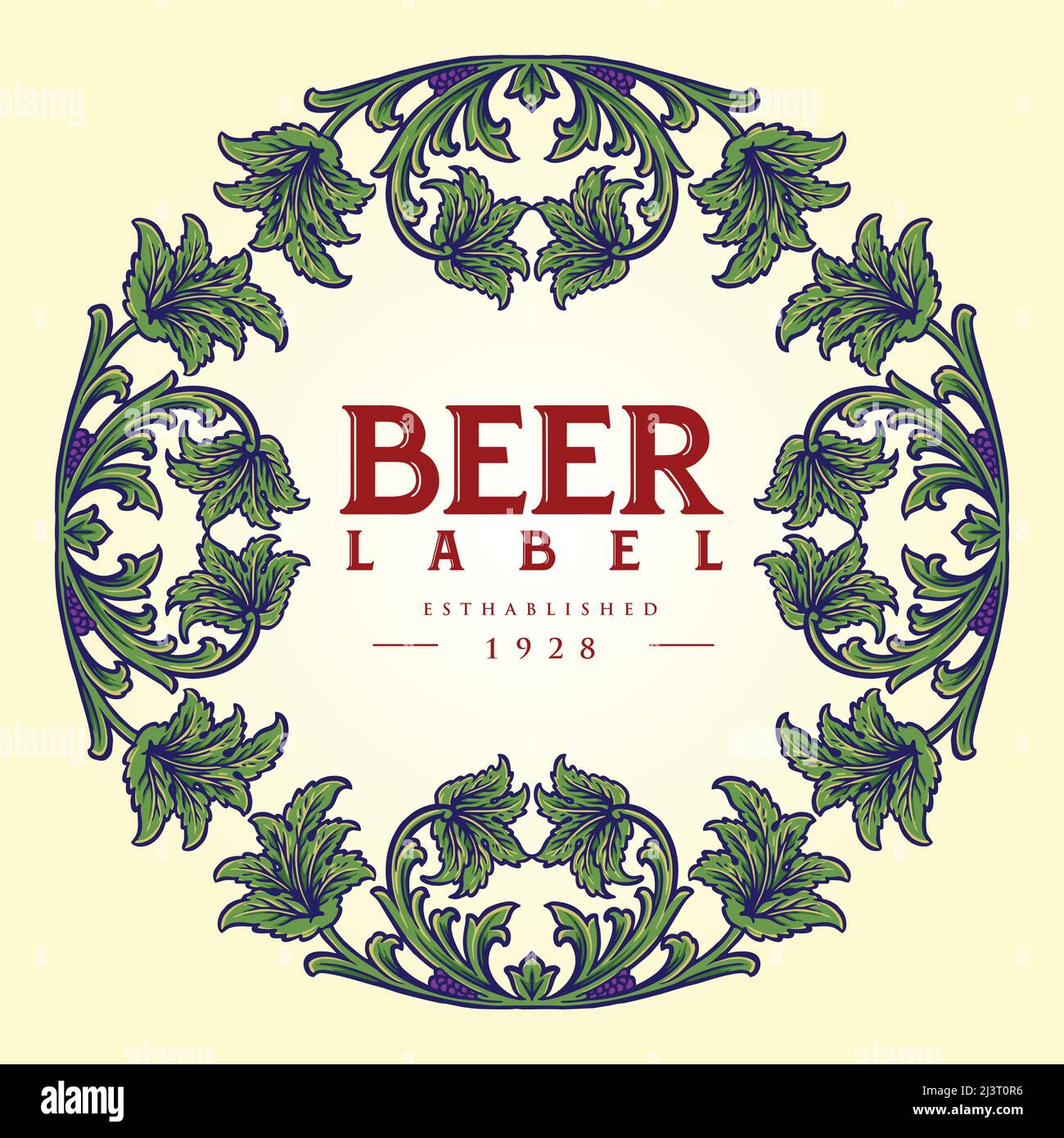 Budweiser Label Vector