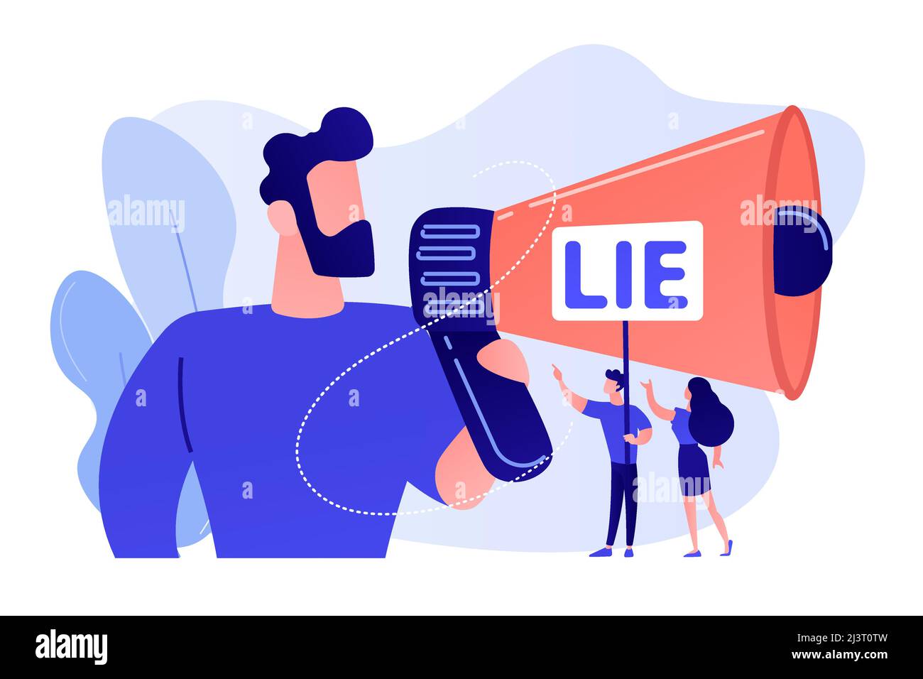 Lie word Stock Vector Images - Alamy