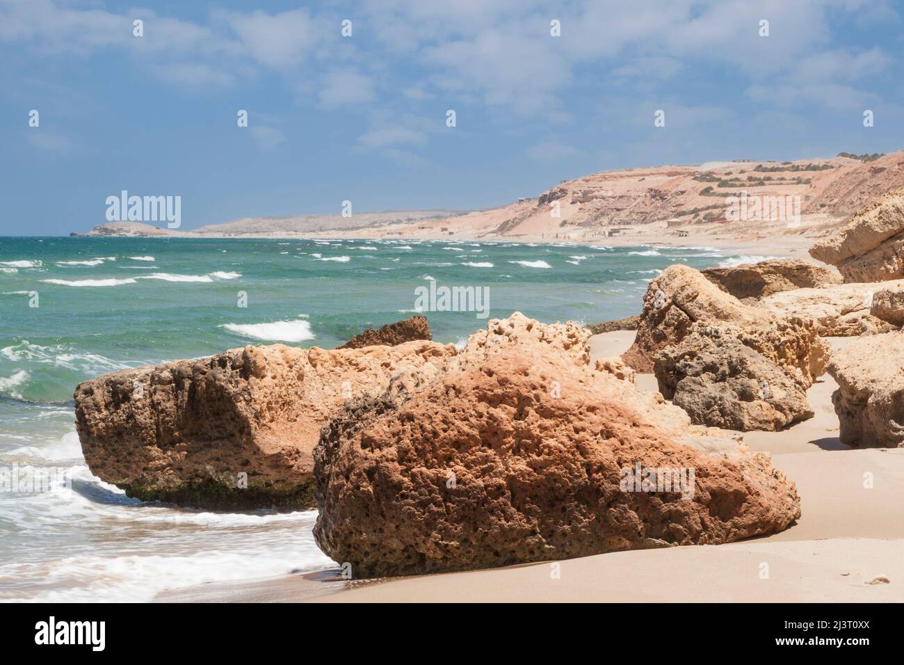 Libya. Mediterranean Coast between Tripoli and Khoms Stock Photo - Alamy