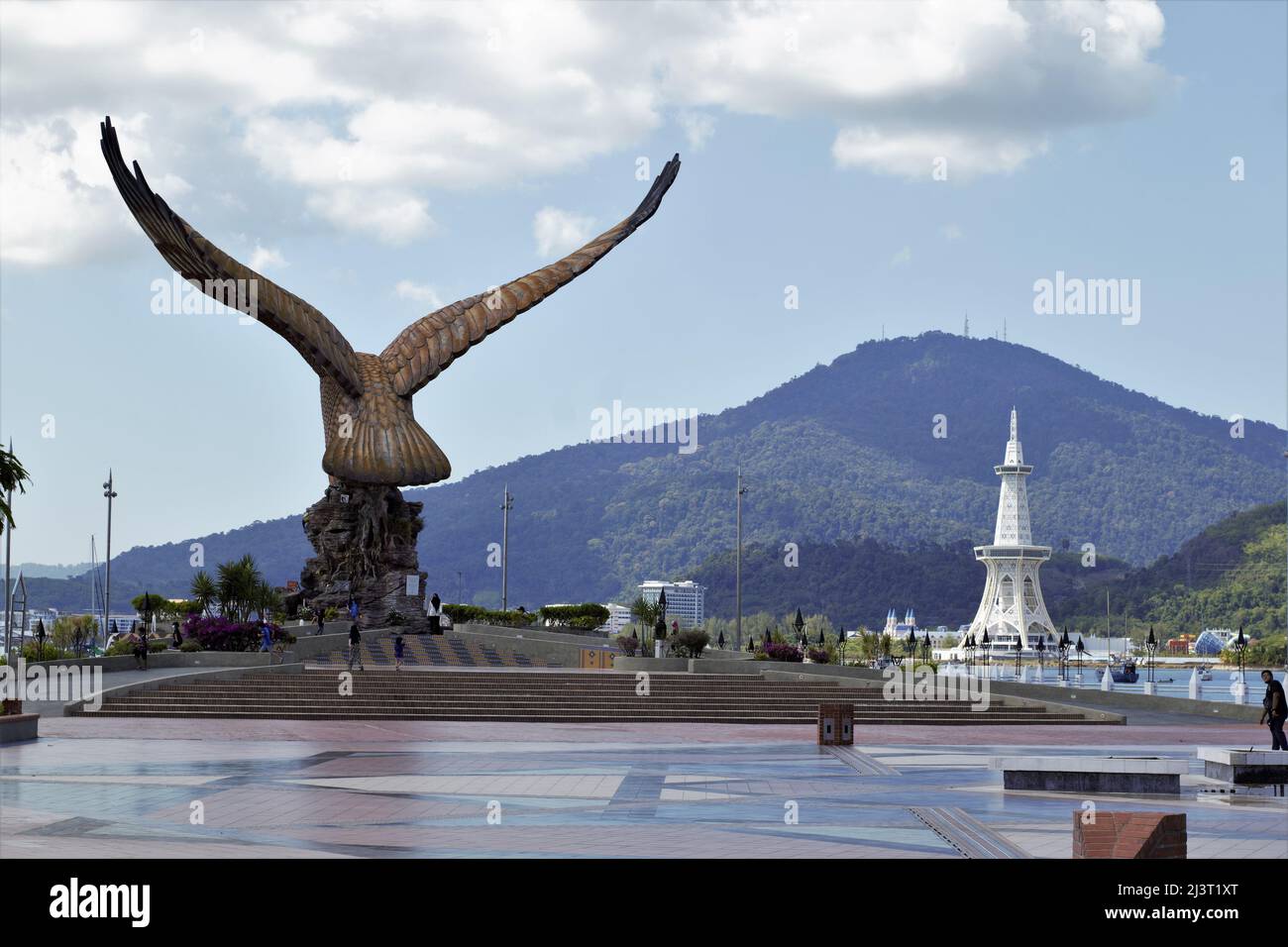 Statue of eagle at Kuah Square in Langkawi Malaysia Stock Photo - Alamy