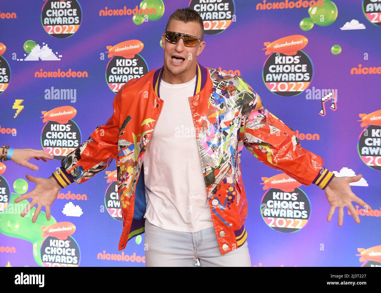 Los Angeles, USA. 09th Apr, 2022. Rob Gronkowski arrives at the 2022 ...