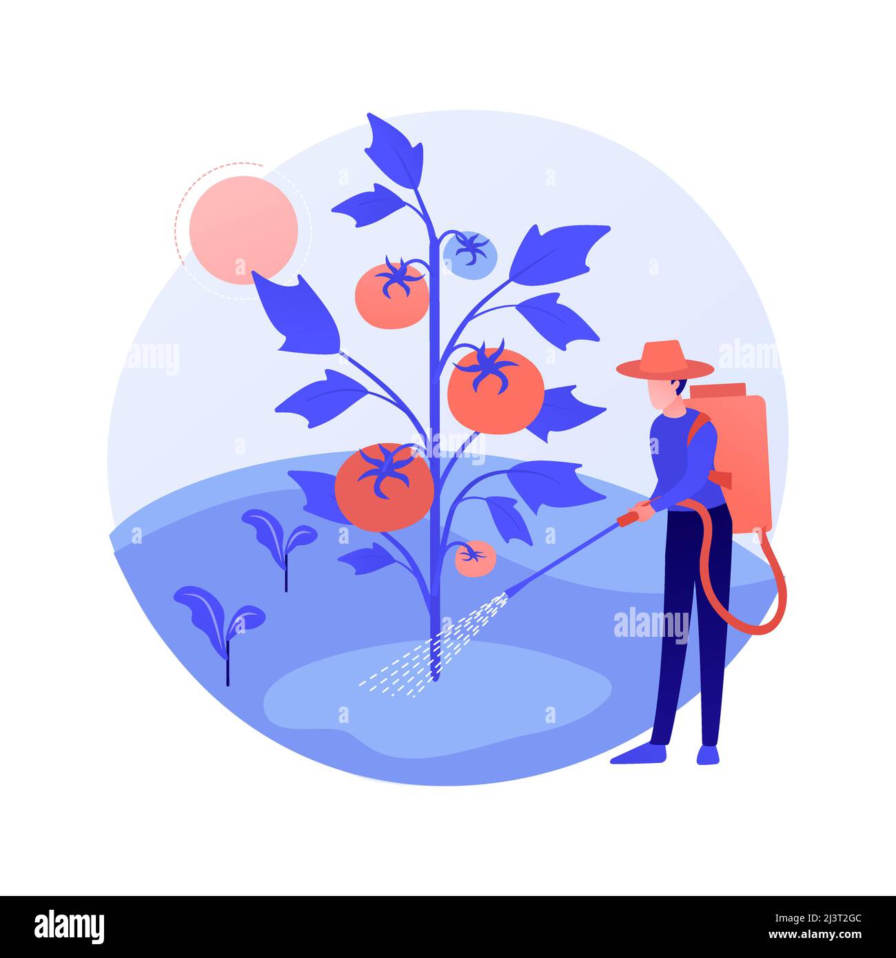 Lawn herbicide Stock Vector Images - Alamy