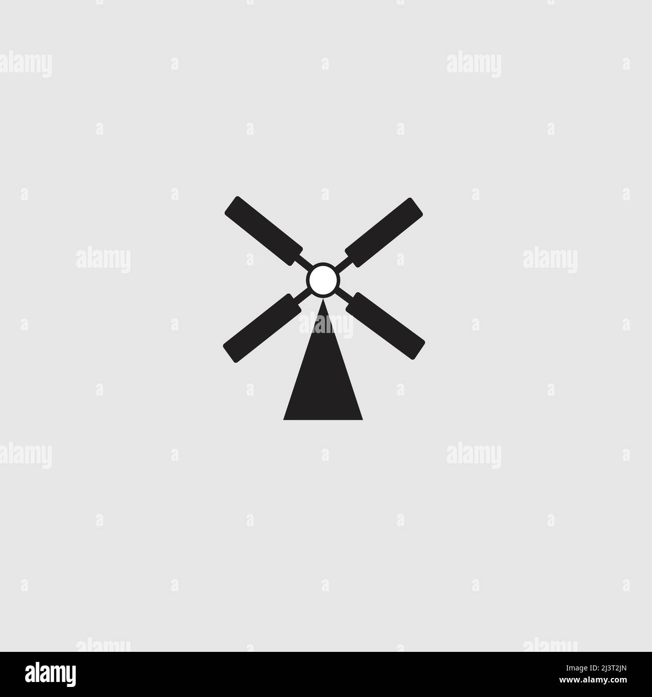 Windmill logo hi-res stock photography and images - Alamy