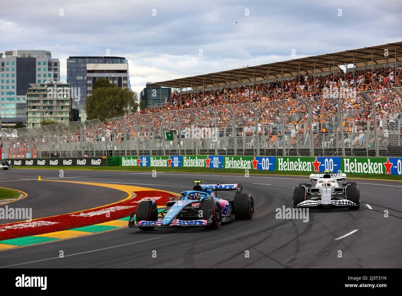 Melbourne, Australia. 9th Apr, 2022. #31 Esteban Ocon (FRA, BWT Alpine ...