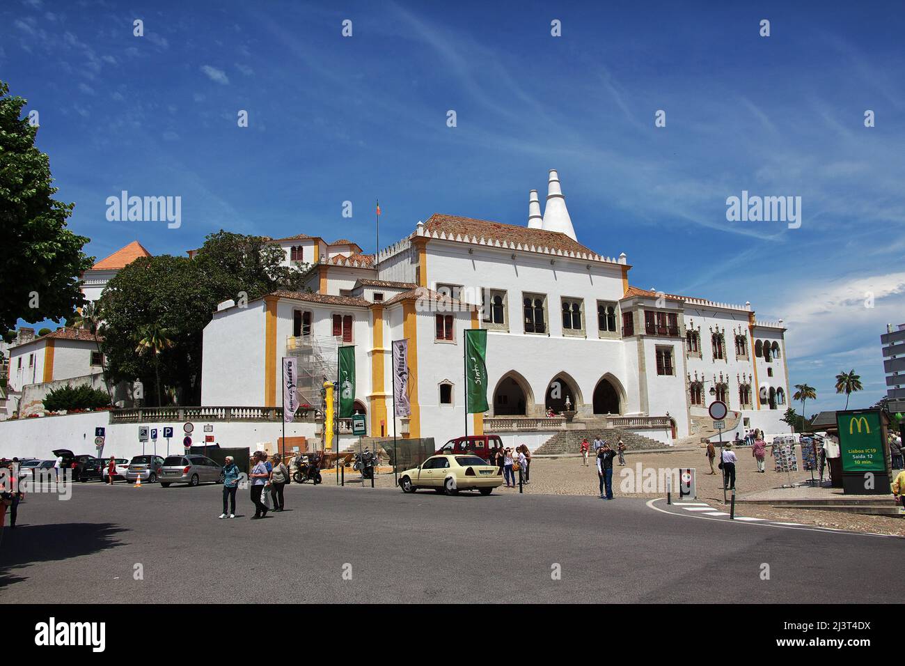 The building in Sintra city, Portugal Stock Photo - Alamy