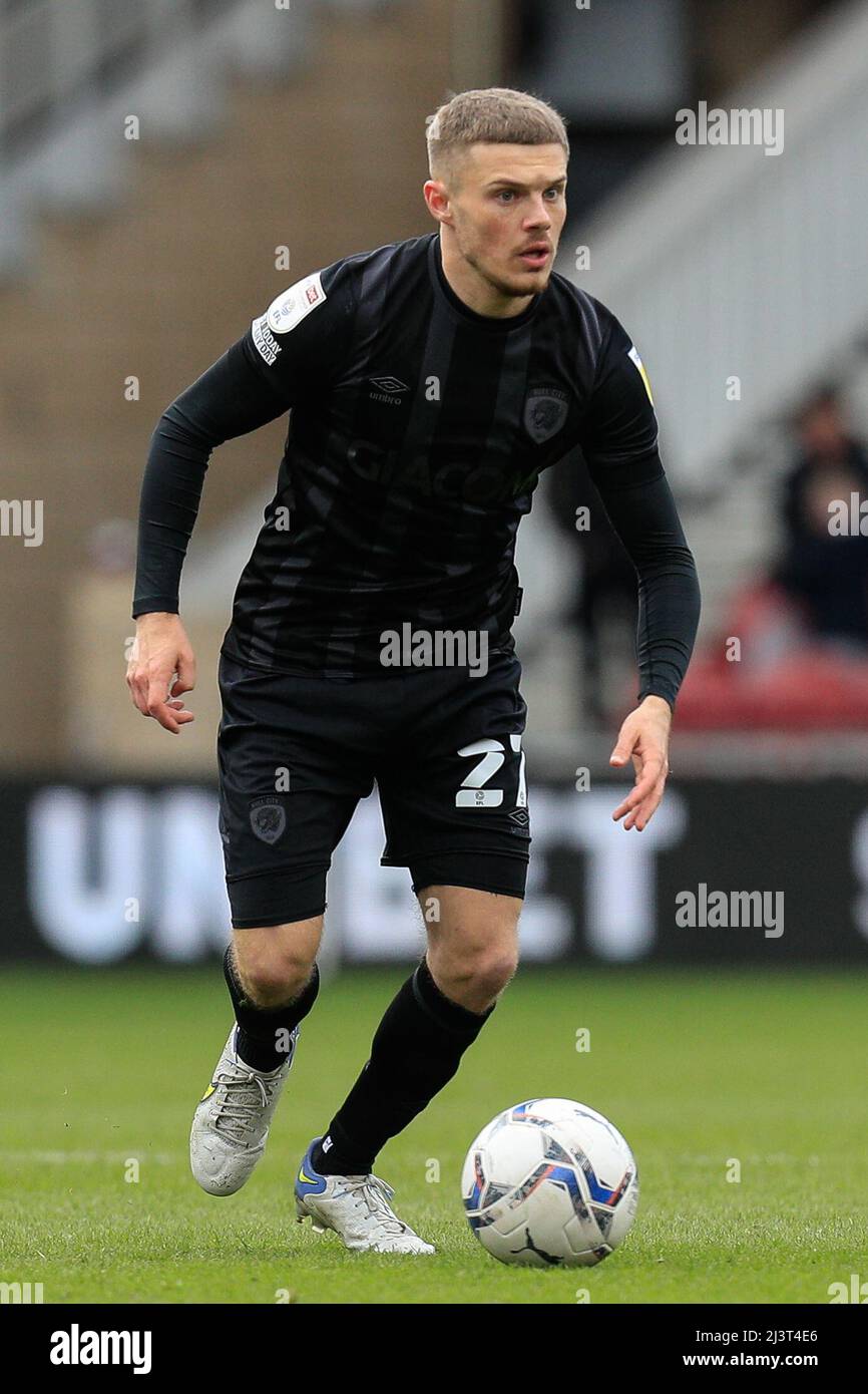 Regan Slater #27 of Hull City on the ball Stock Photo - Alamy