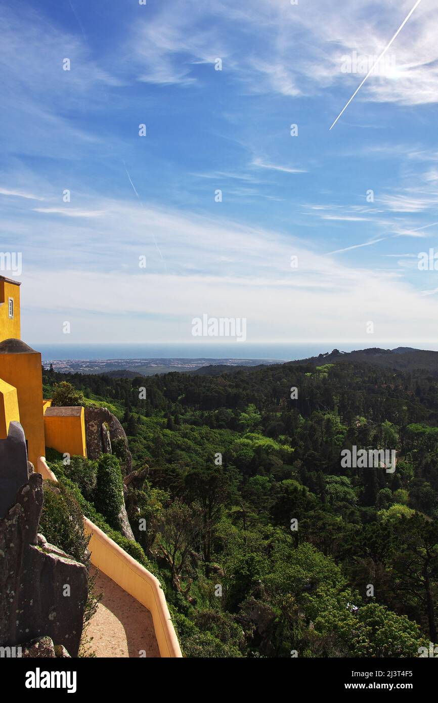 The Pena Palace in Sintra city, Portugal Stock Photo - Alamy
