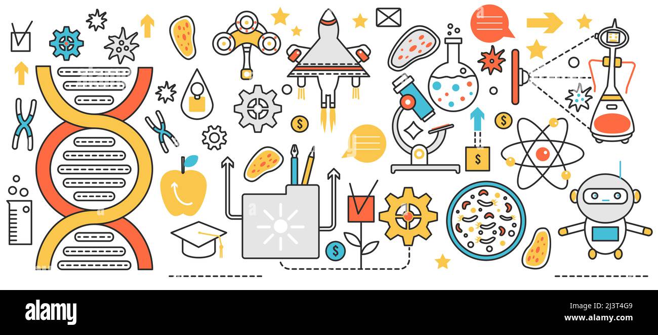 Science research technology. Scientific laboratory instruments and ...