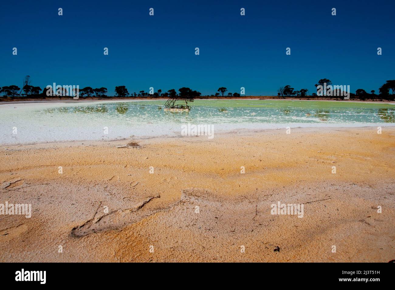 Salt Lake - Western Australia Stock Photo - Alamy