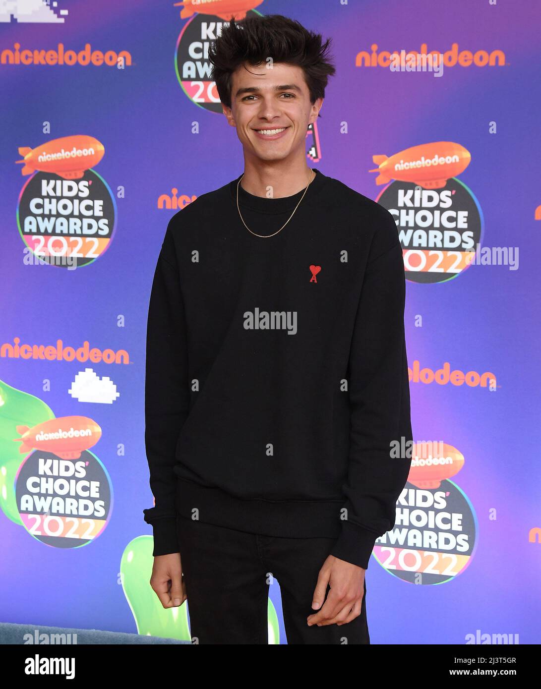 Los Angeles, USA. 09th Apr, 2022. Brent Rivera arrives at the 2022 ...