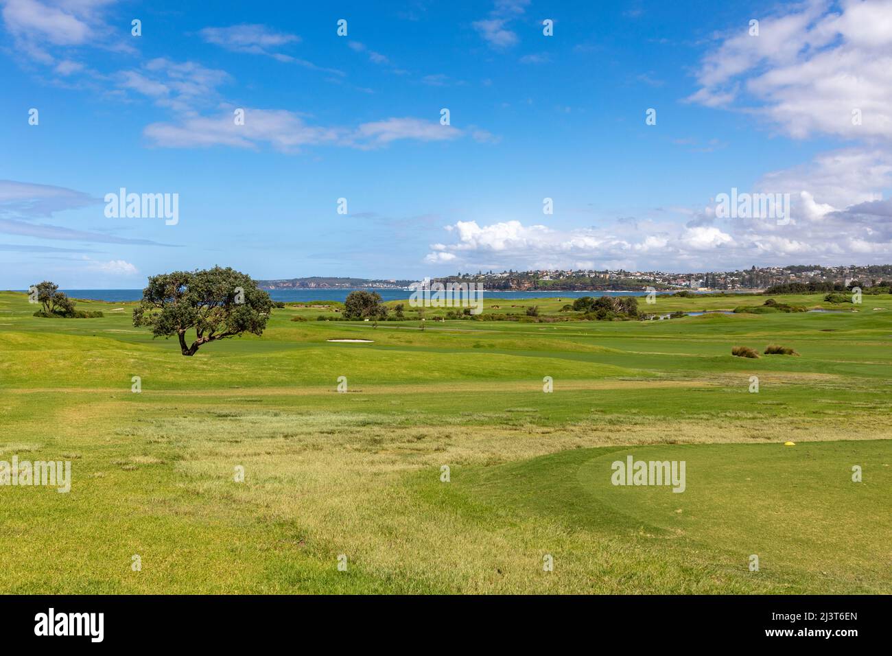 Long Reef golf course in Sydney is located next to the ocean and long ...