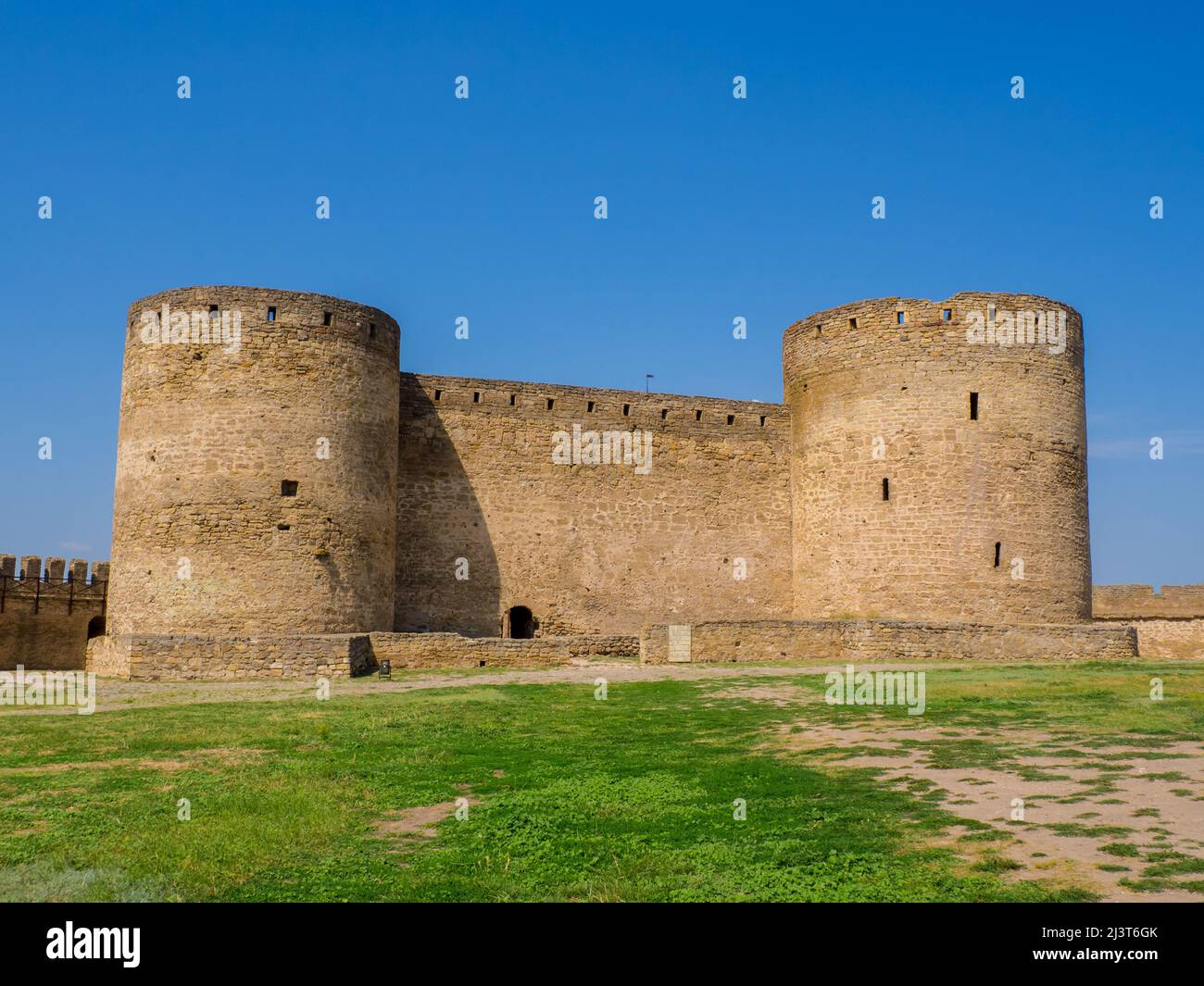 Ruins of the citadel of the Bilhorod-Dnistrovskyi fortress Stock Photo ...