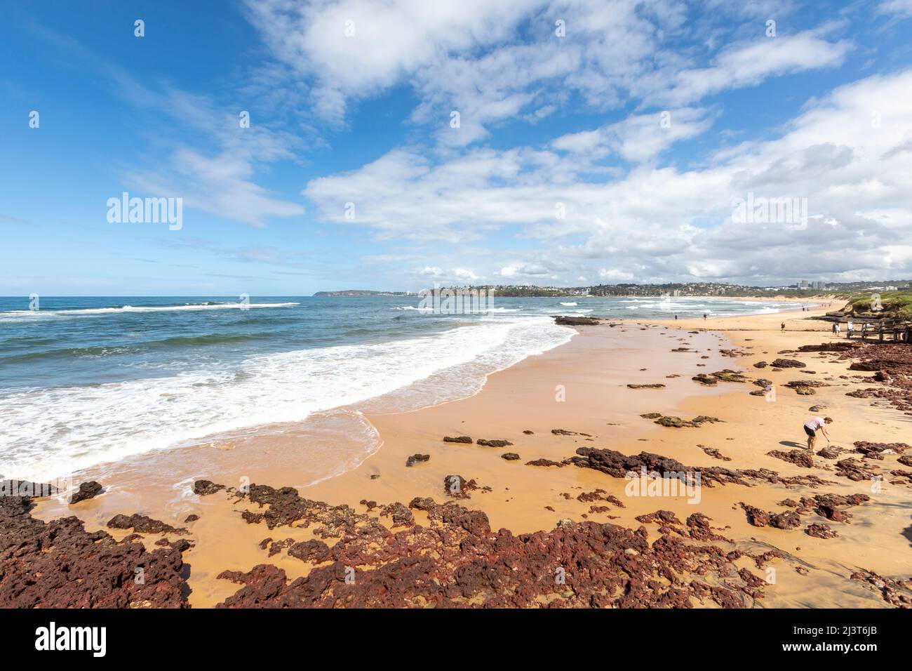 Long Reef aquatic reserve and Long Reef beach on the east coast of ...