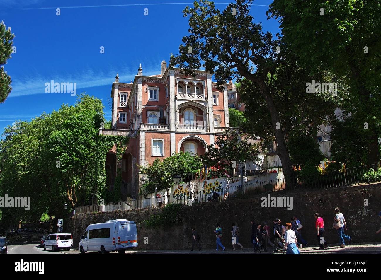 The building in Sintra city, Portugal Stock Photo - Alamy