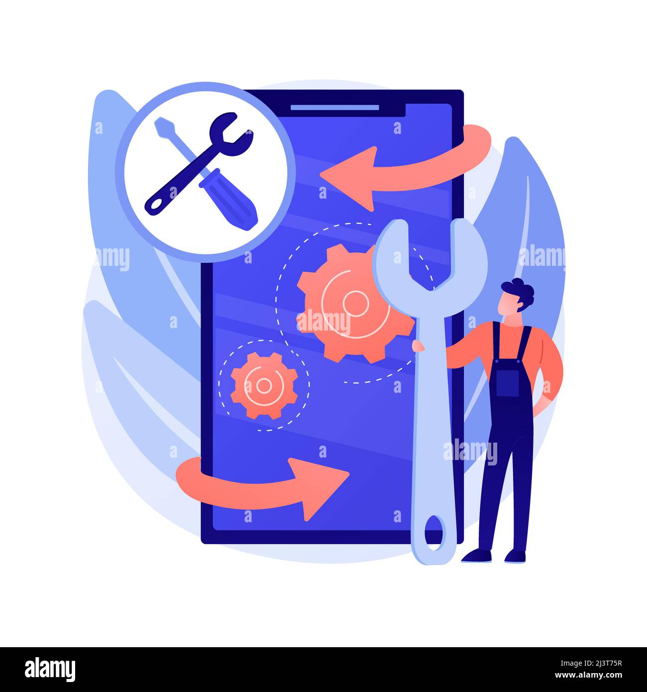 Broken smartphone vector vector vectors hi-res stock photography and ...