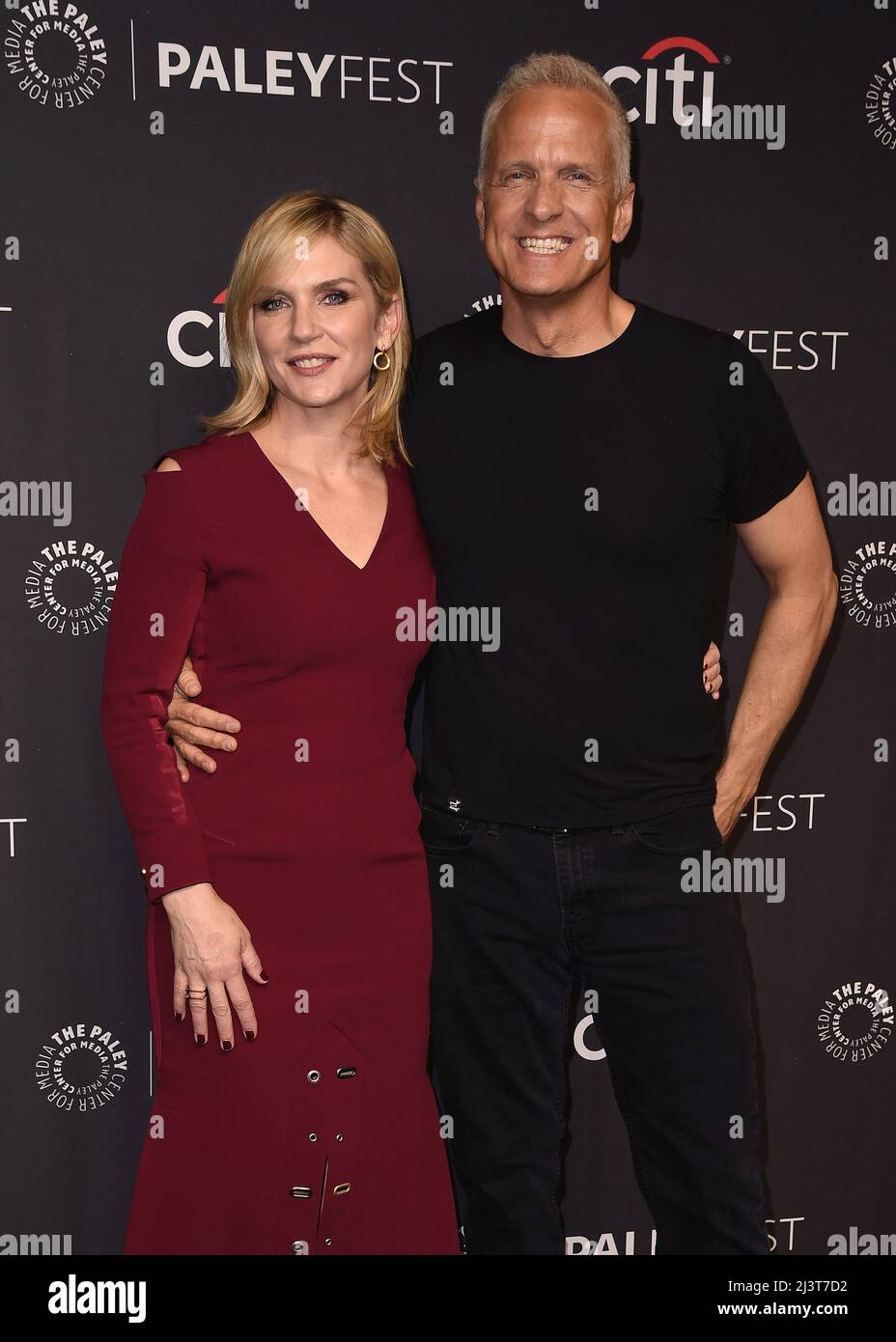 Los Angeles, USA. 09th Apr, 2022. Rhea Seehorn and Patrick Fabian ...