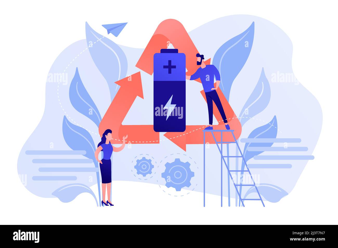 Modern battery storage in Cut Out Stock Images & Pictures - Alamy