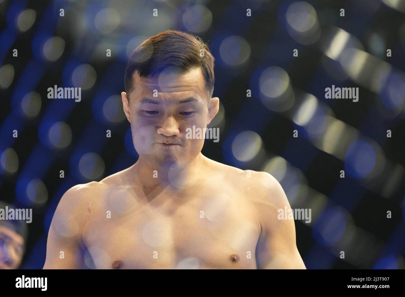 JACKSONVILLE, FL - APRIL 9: Chan Sung Jung prepares to fight Alexander ...