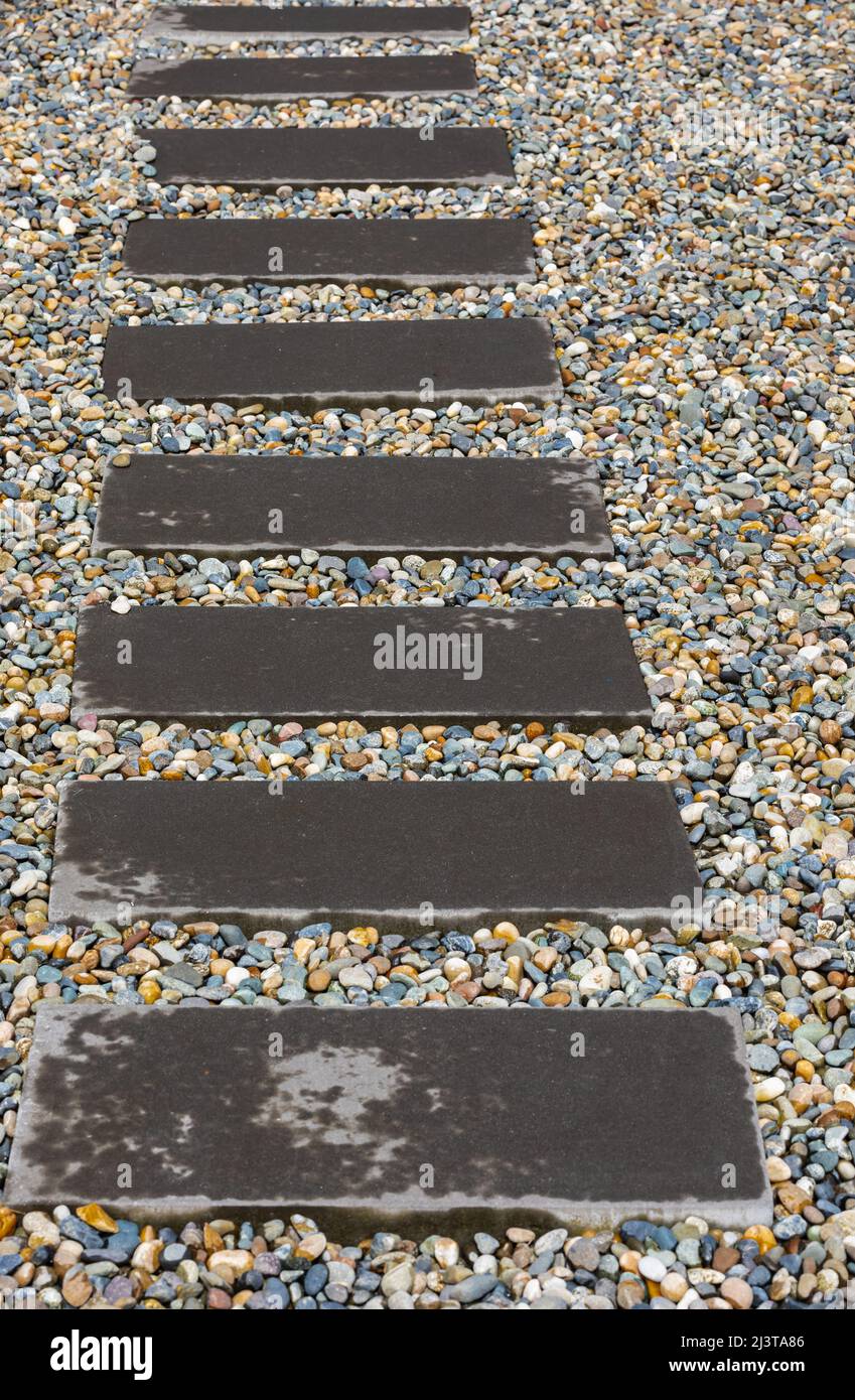 Brick gravel path hi-res stock photography and images - Alamy