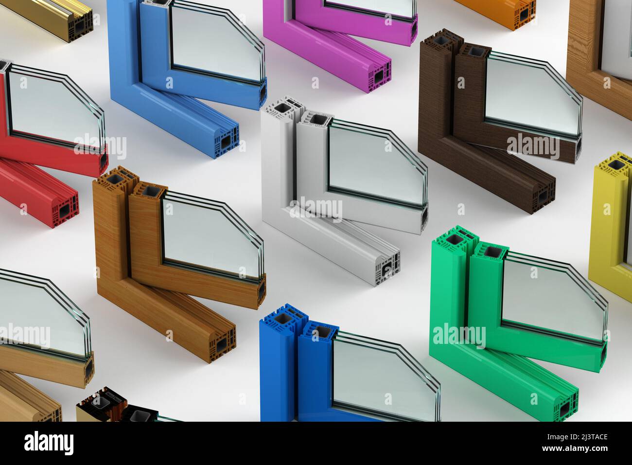 Pvc window frames hi-res stock photography and images - Alamy
