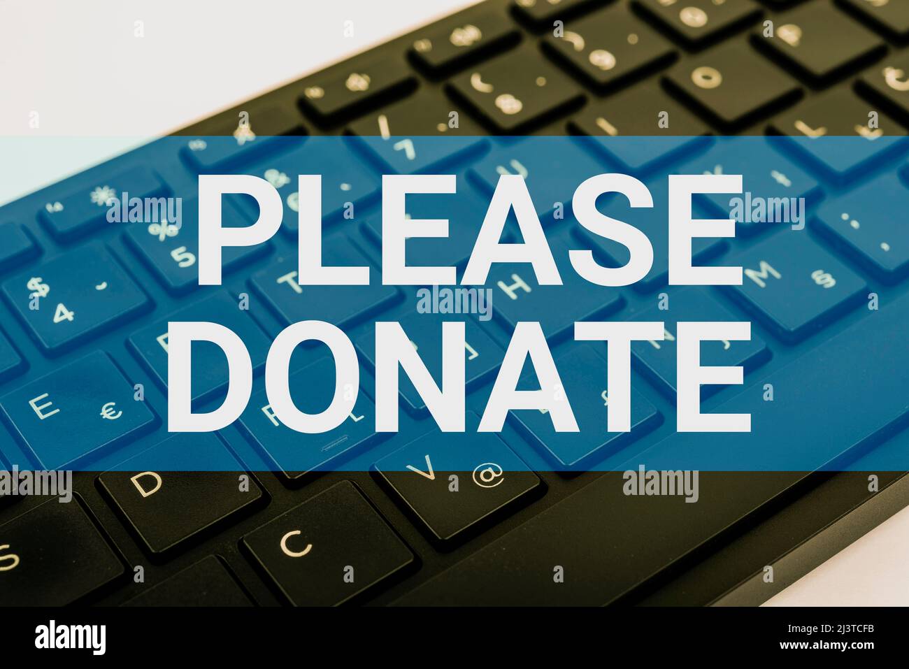 Text showing inspiration Please Donate. Business approach Supply ...