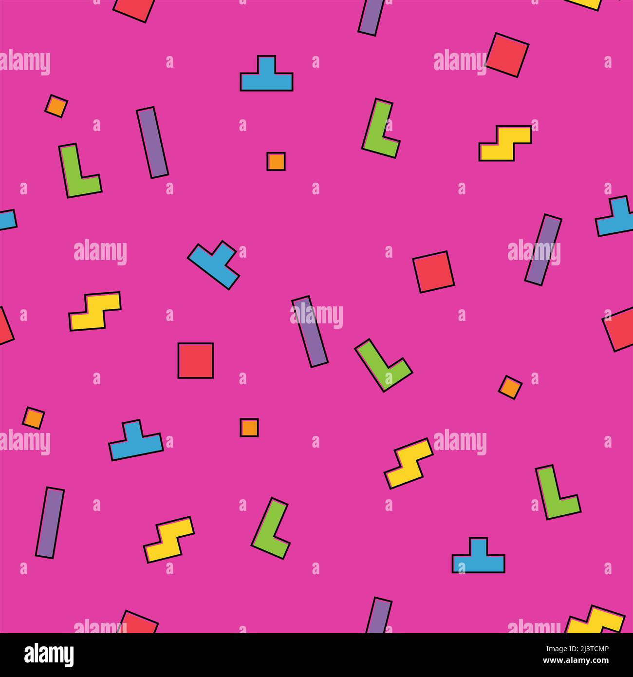 Color pixel design pattern, puzzle style pattern , logic fun game ...