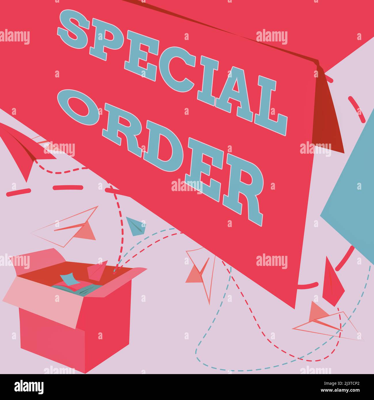 Conceptual display Special Order. Word for Specific Item Requested a ...