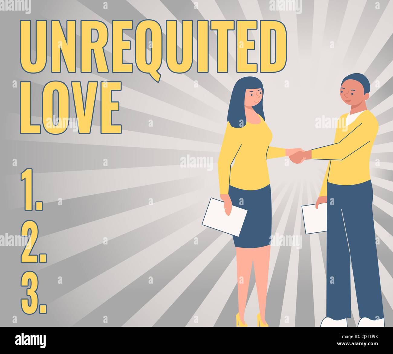 Text showing inspiration Unrequited Love. Word Written on not openly ...